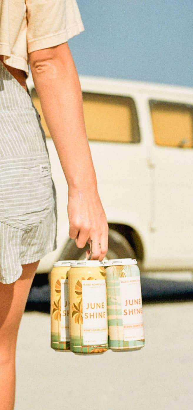 JuneShine Canned Cocktails + Hard Kombucha -- A lighter, brighter buzz